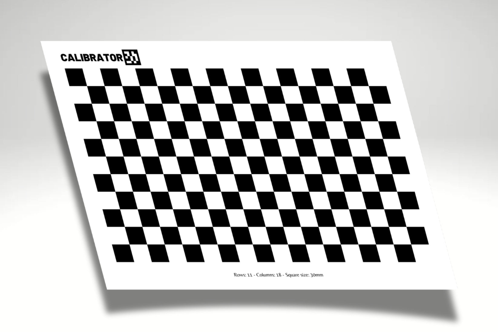 Calibration Checkerboard – Calibrator