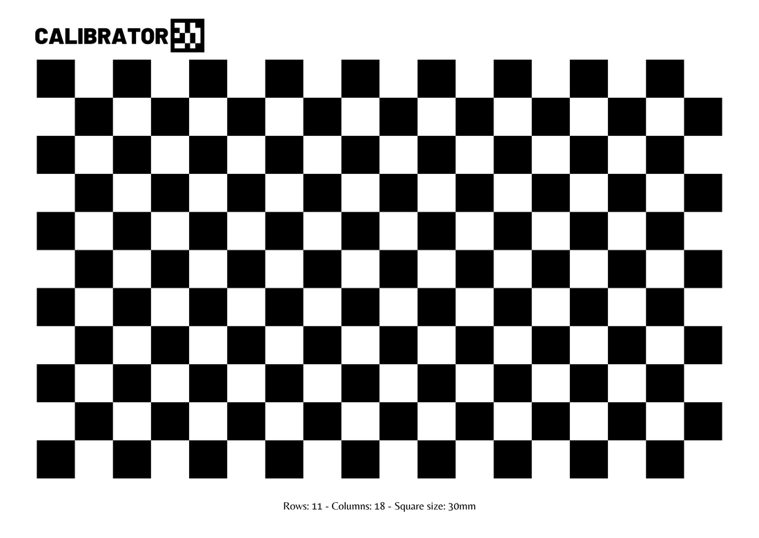 Calibration Checkerboard – Calibrator